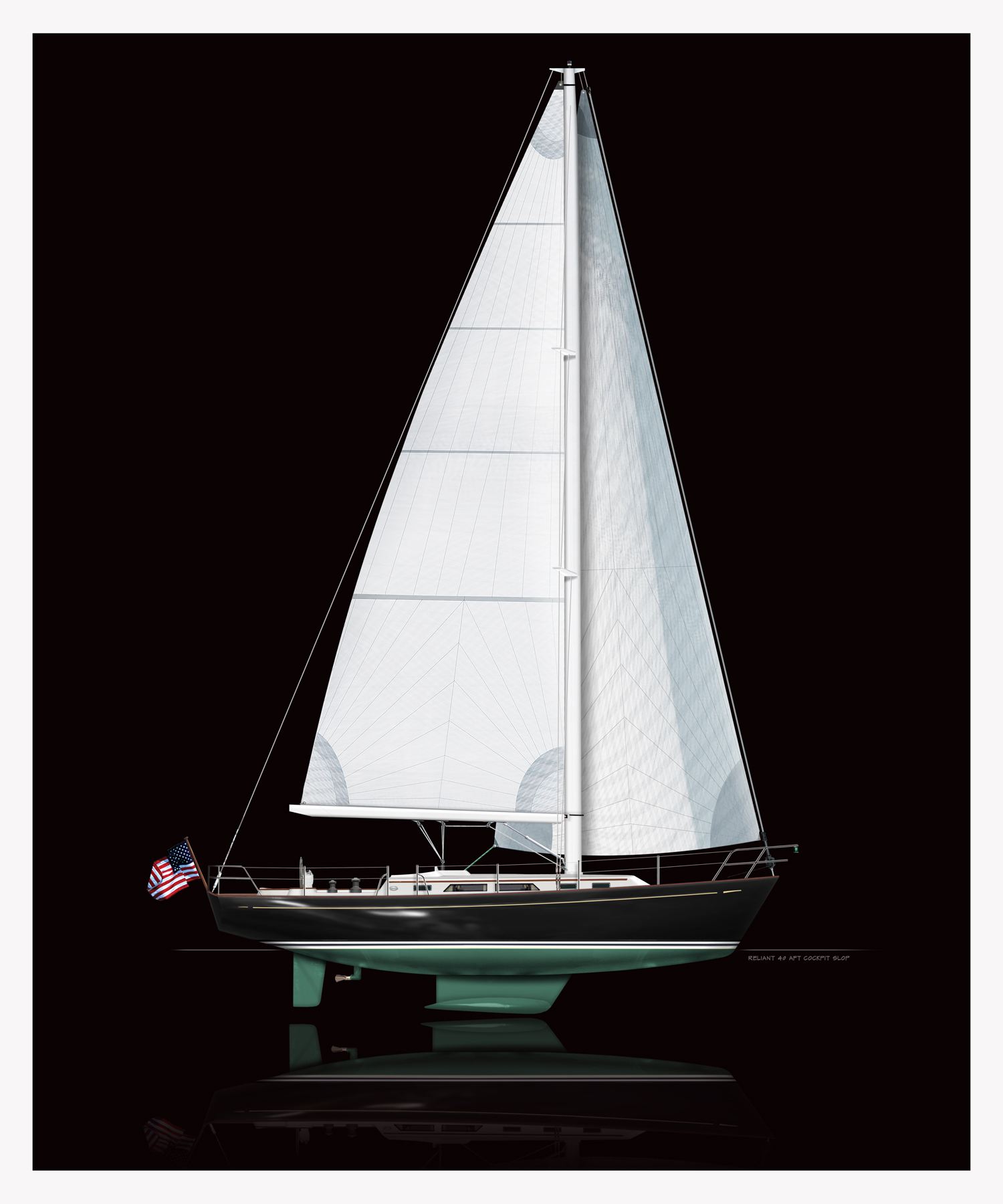 Reliant Yachts | Reliant Yachts 40 Aft Cockpit Sloop